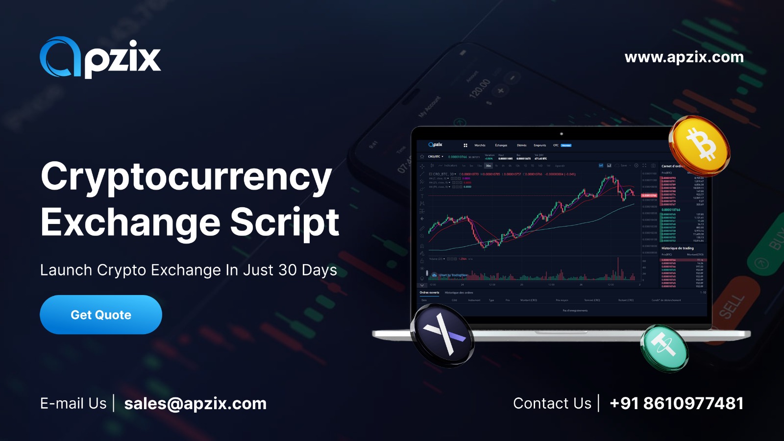 Cryptocurrency Exchange Script to Launch a Trading Platform